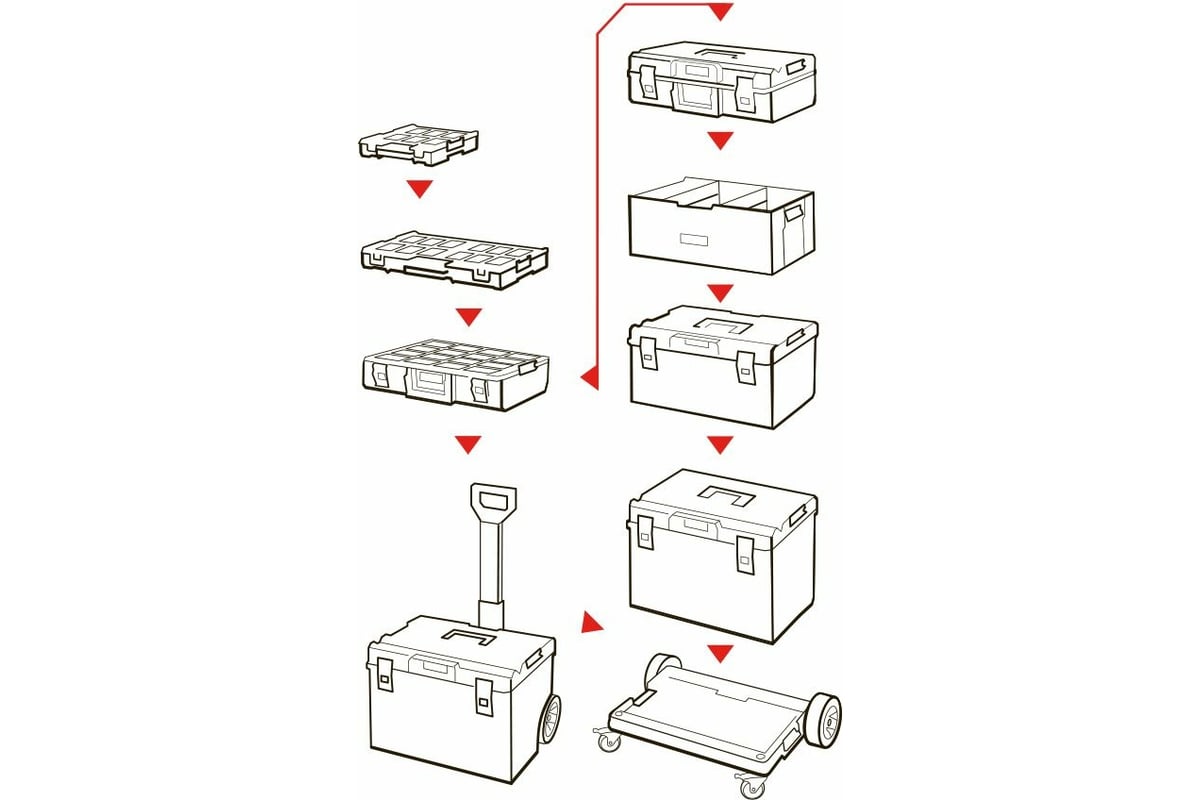 Ящик для инструментов QBRICK SYSTEM ONE 450 2.0 PROFI 2631-16 ...