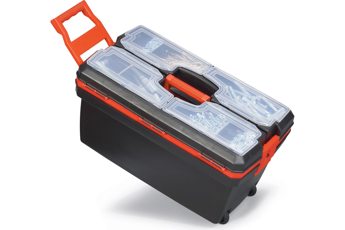 Ящик пластиковый на колёсах для инструментов DUEL 24", PO.09M 24 ...