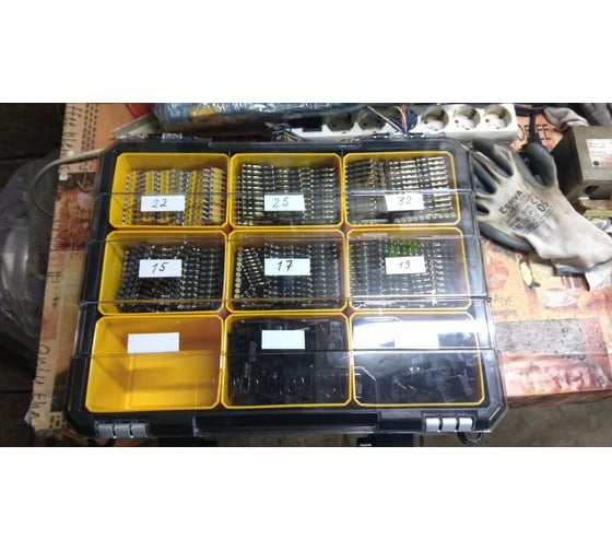 Профессиональный органайзер с металлическими замками 9 отделений ...