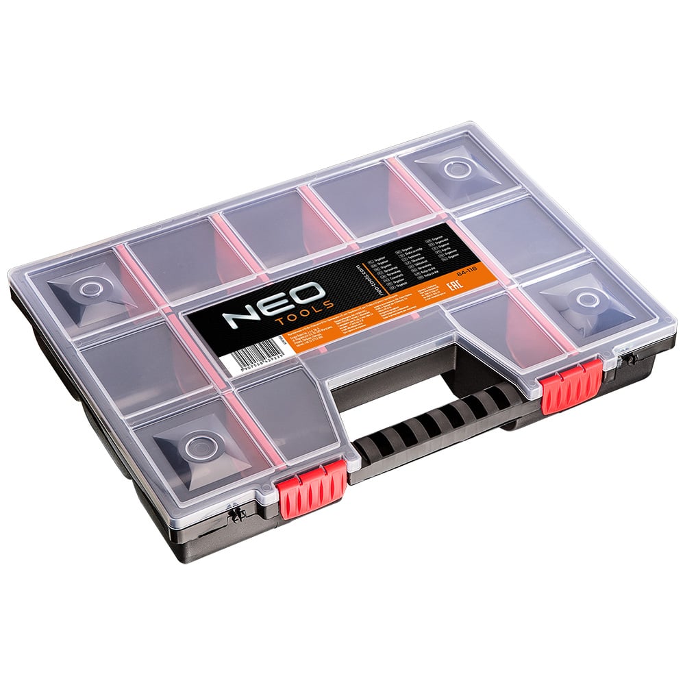 Органайзер NEO Tools 390 x 290 x 65 mm 84-118 - выгодная цена, отзывы, характеристики, фото ...