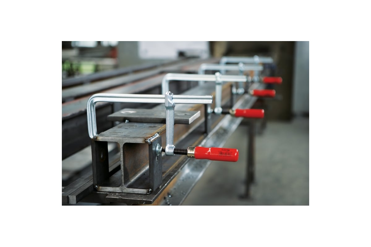 Струбцина BESSEY classiX цельнометаллическая 1000/120, усилие 5 кН BE ...
