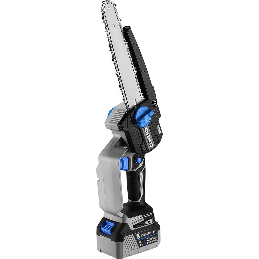 Пила цепная аккумуляторная бесщеточная DEKO DKCHS 20V, 20В, 1x4.0Ач 063 ...