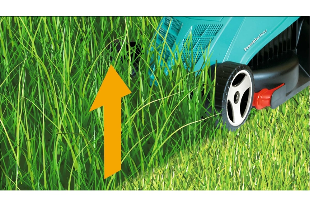 Электрическая газонокосилка Bosch rotak 370 er 06008A6204 - выгодная ...