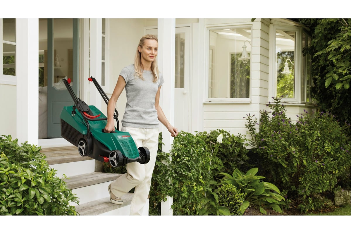 Электрическая газонокосилка Bosch Rotak 320 ER 06008A600A - выгодная ...