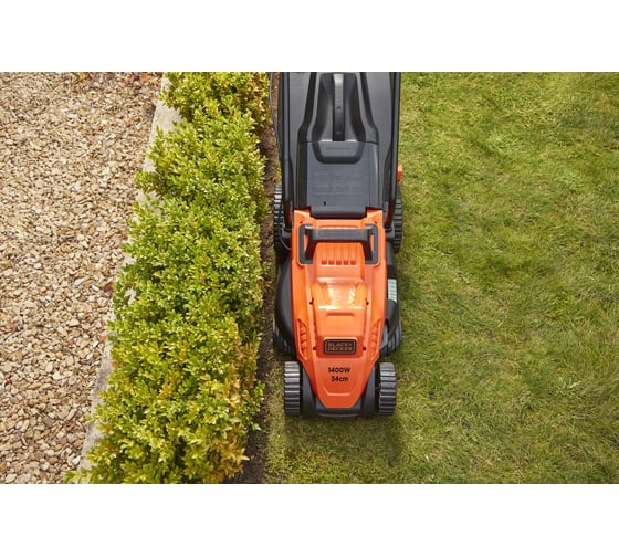 Колесная электрическая газонокосилка Black+Decker BEMW481BH - выгодная ...