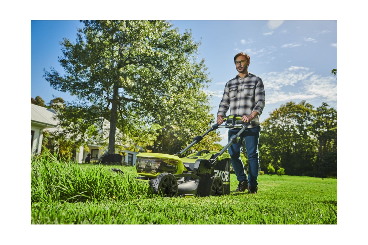 Бесщеточная газонокосилка Ryobi RY36LMX46A-150 36В 5133004914 ...
