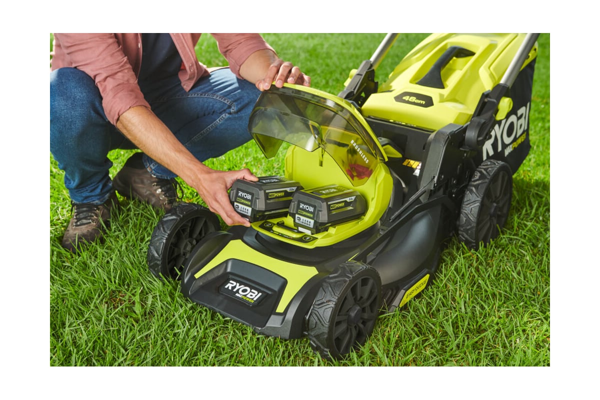 Бесщеточная газонокосилка Ryobi RY36LMX46A-150 36В 5133004914 ...