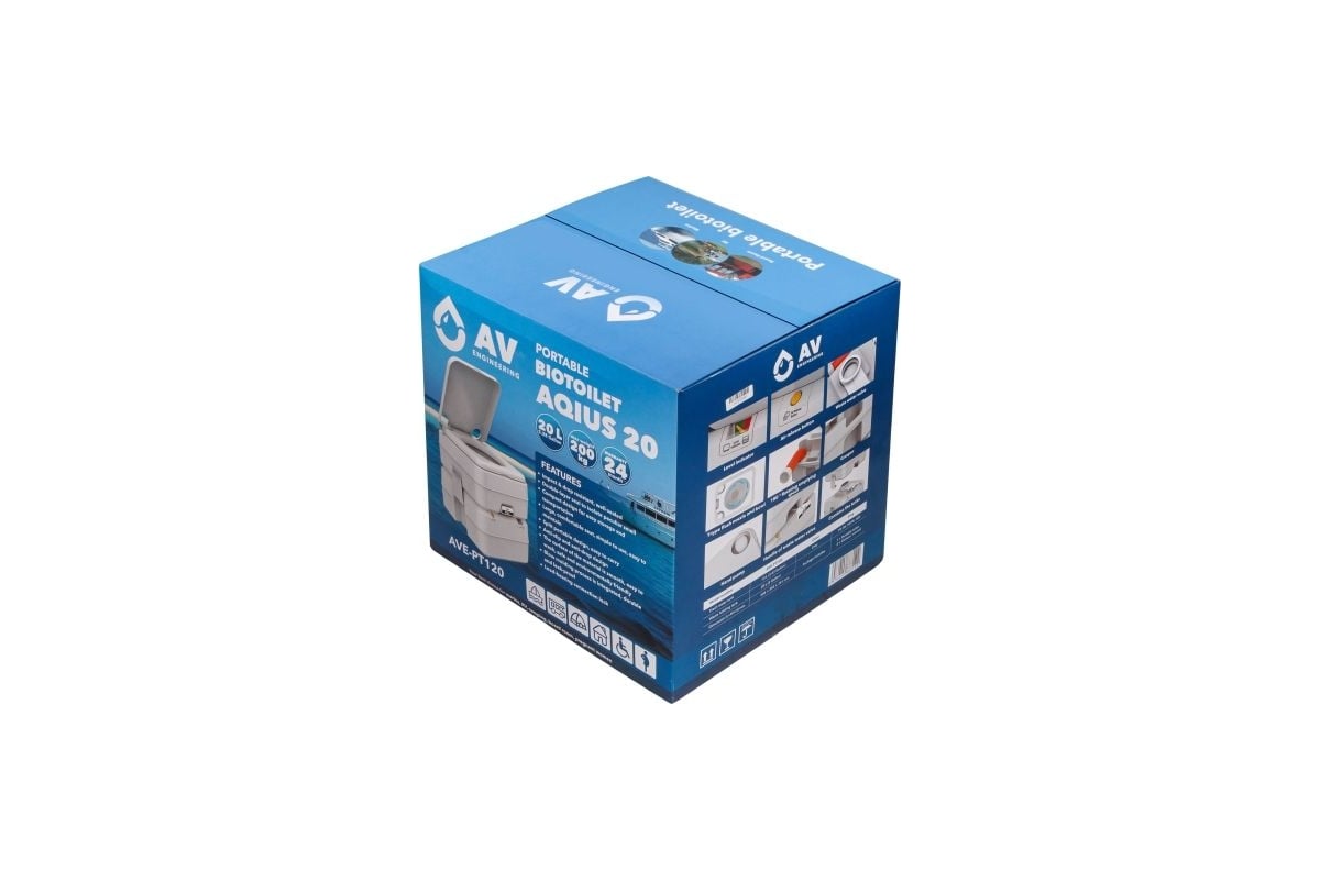 Биотуалет портативный AV Engineering Aqius 20 AVE-PT120 - выгодная цена ...