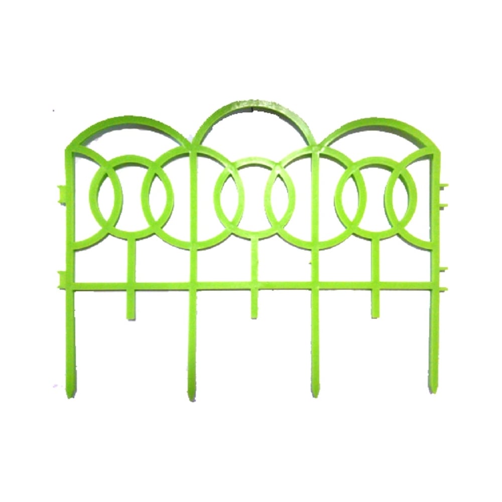 Декоративный заборчик Дачная мозаика салатовый Барокко "Ажурный" 13171 ...