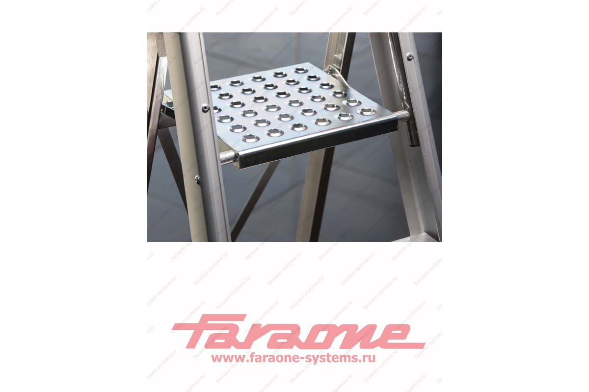 Стремянка профессиональная алюминиевая Faraone 12 ступеней SDOMUS12 ...