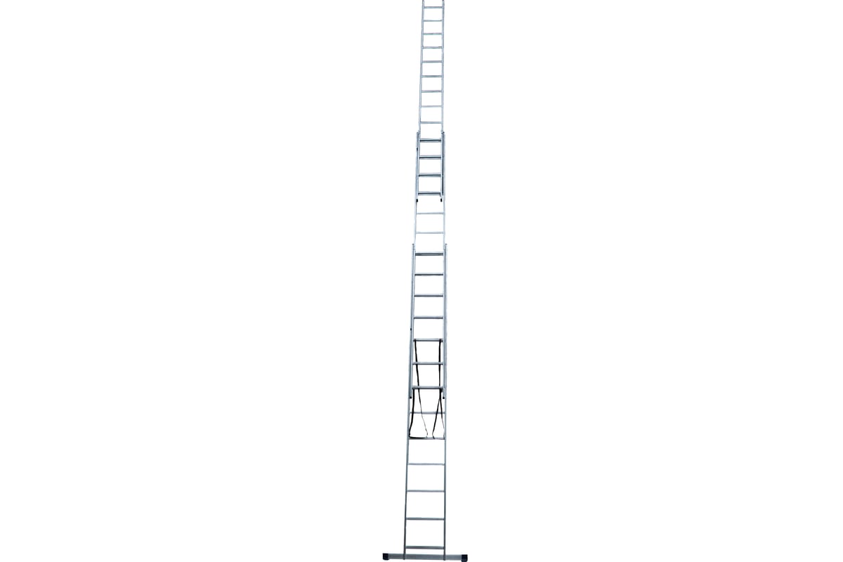 Лестница трехсекционная STAIRS универсальная усиленная 13 ступеней ...
