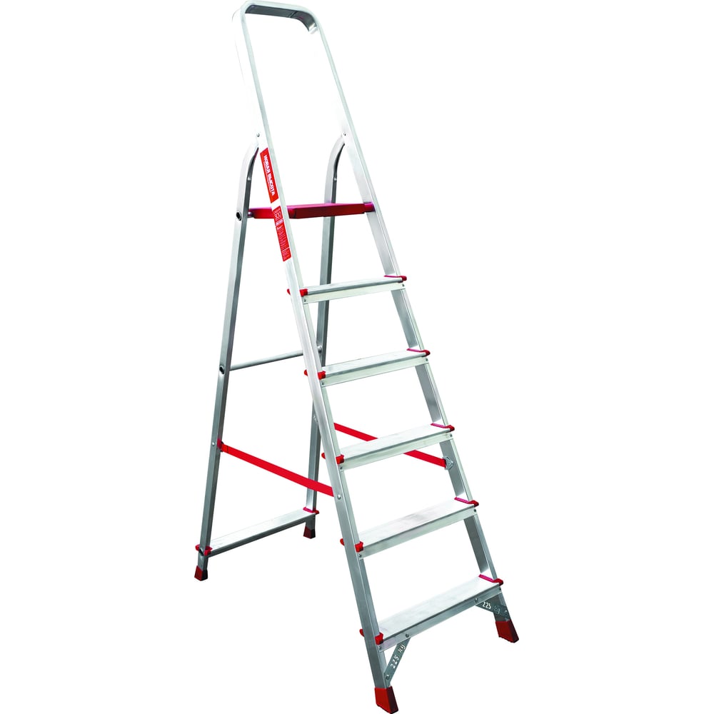 Профессиональная стремянка Новая Высота 6 ступеней, Max нагр. 225 кг ...