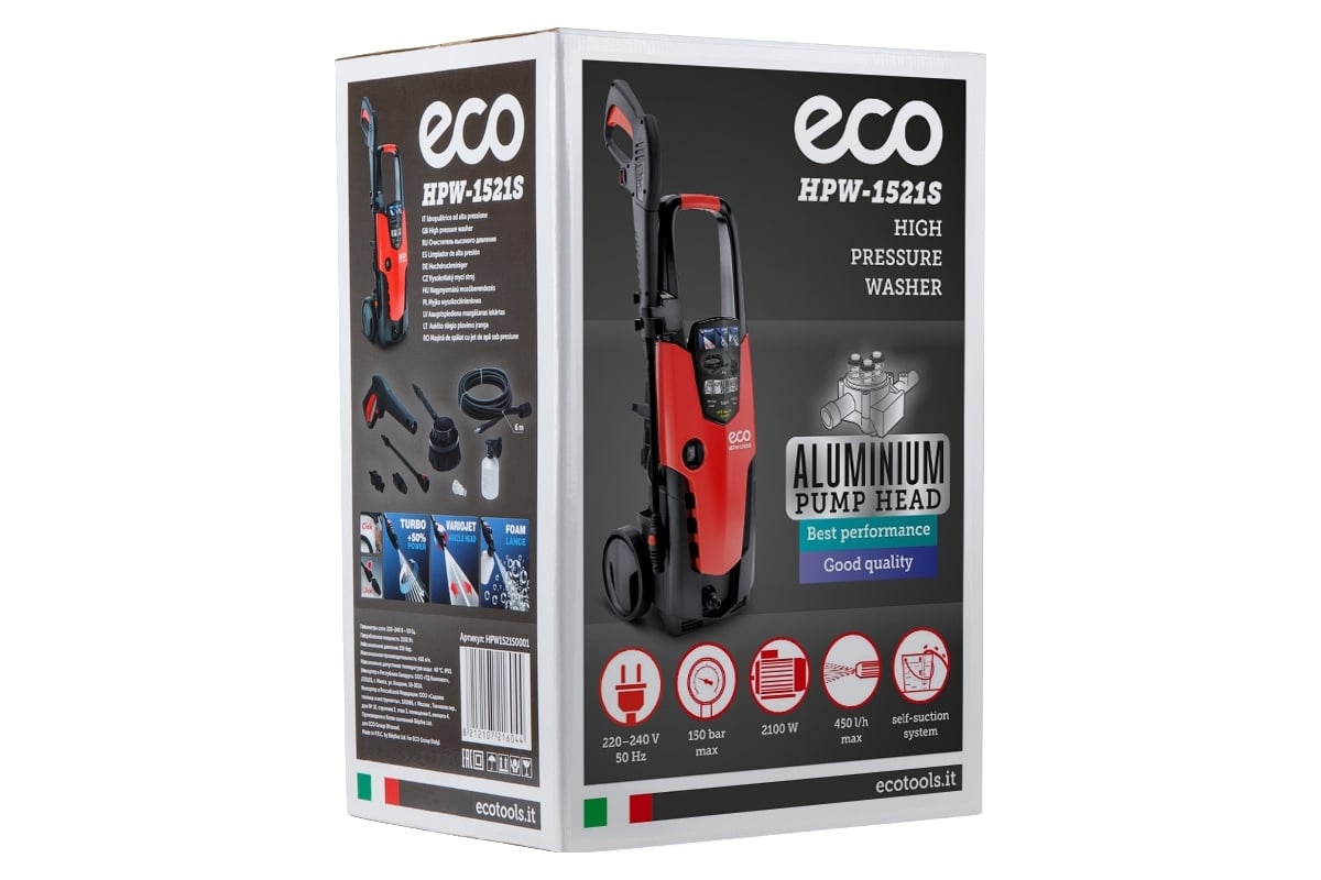 Мойка высокого давления ECO HPW1521S0001 - выгодная цена, отзывы ...