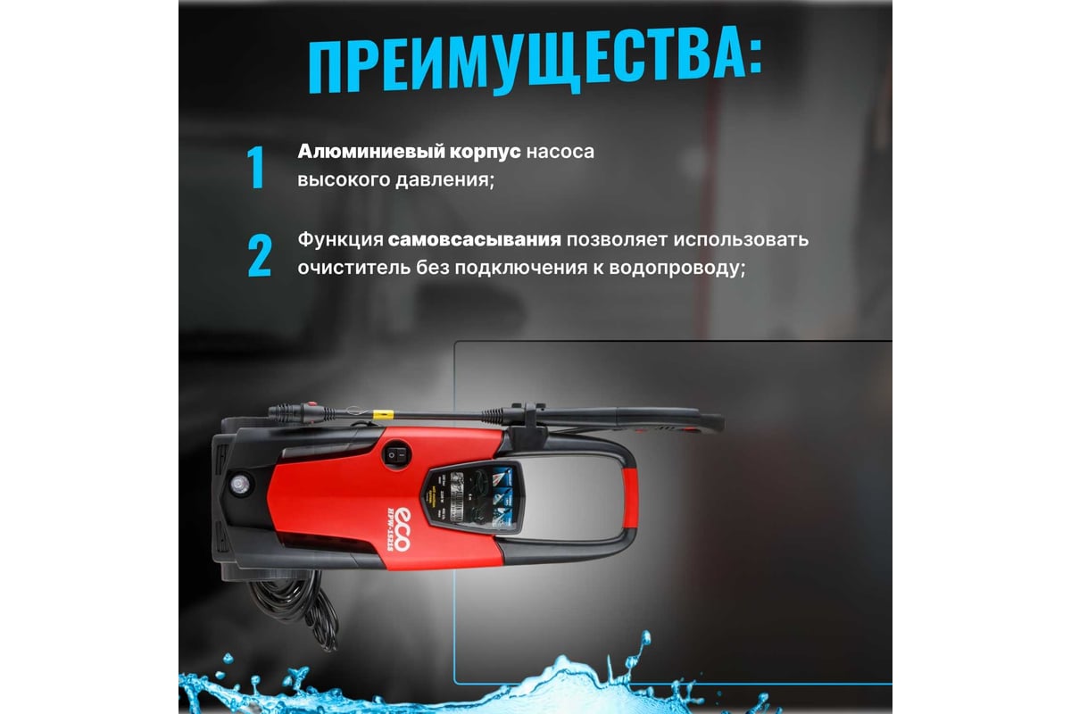 Мойка высокого давления ECO HPW1521S0001 - выгодная цена, отзывы ...
