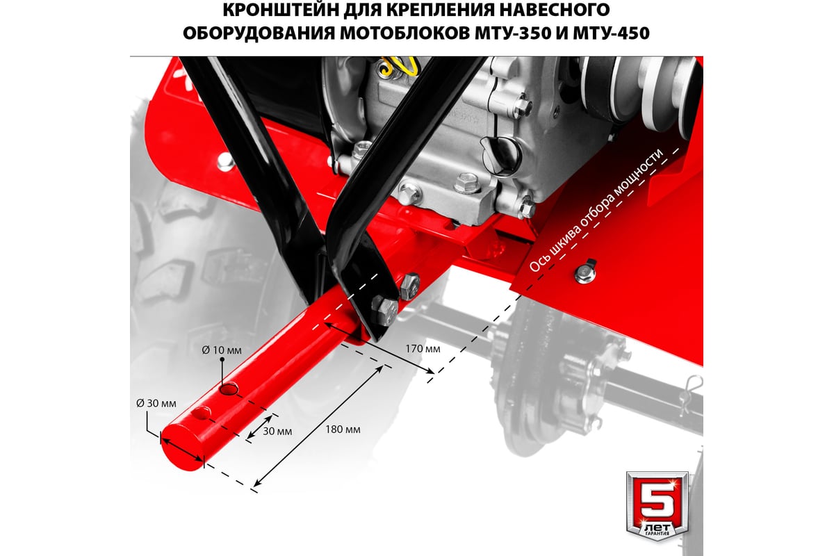 Усиленный бензиновый мотоблок ЗУБР МТУ-450 - выгодная цена, отзывы ...