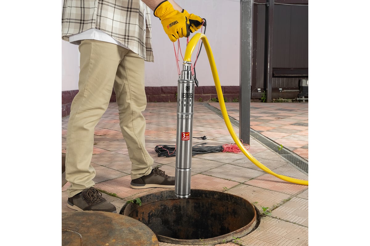 Скважинный винтовой насос Denzel DWS-3-75 97250 - выгодная цена, отзывы ...