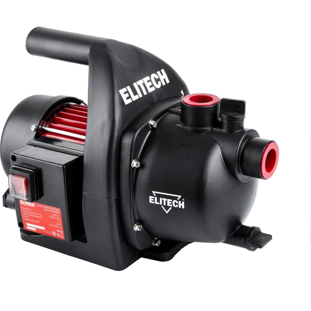 Насос Elitech НП 600П 205642 - выгодная цена, отзывы, характеристики ...