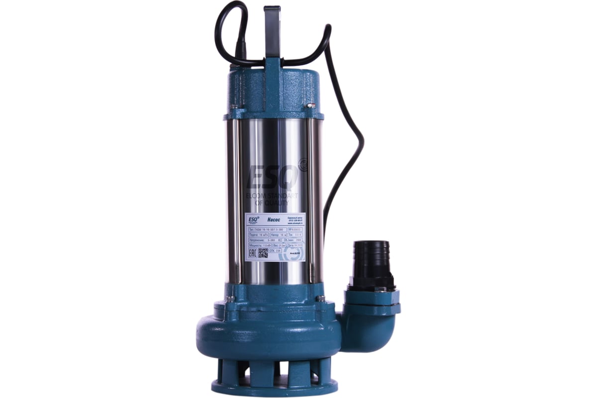 Насос ESQ ГНОМ 16-16-50/1.5-380 02.31.000033 - выгодная цена, отзывы ...