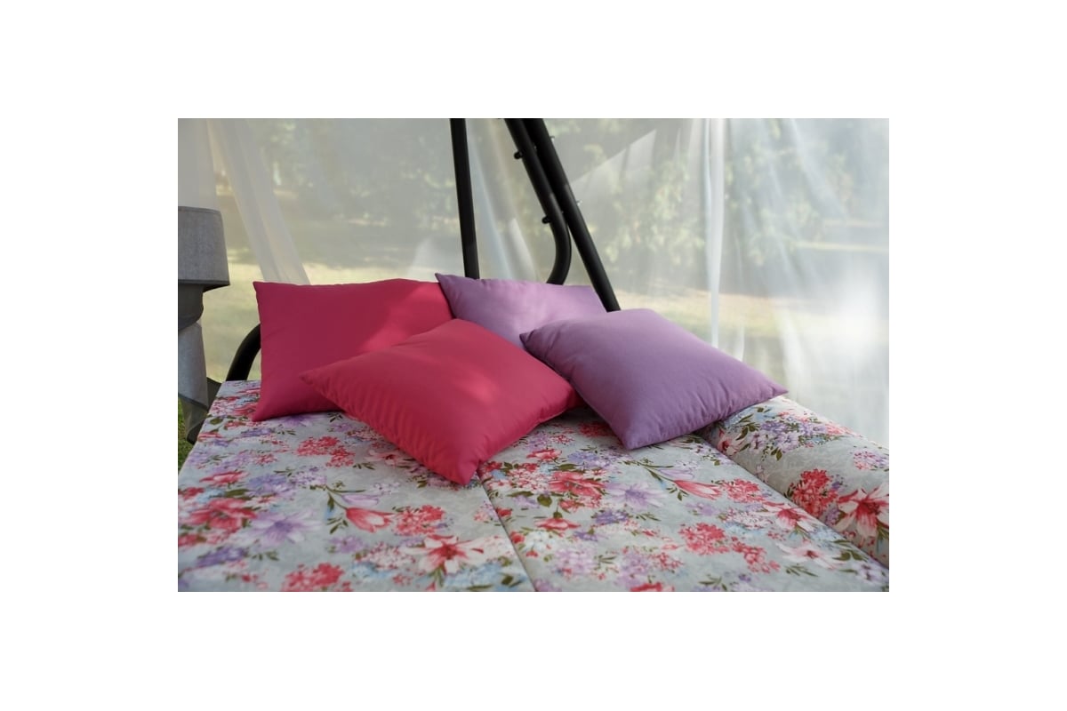 Трехместные садовые качели OLSA Турин Премиум FLOWER с1202 - выгодная ...