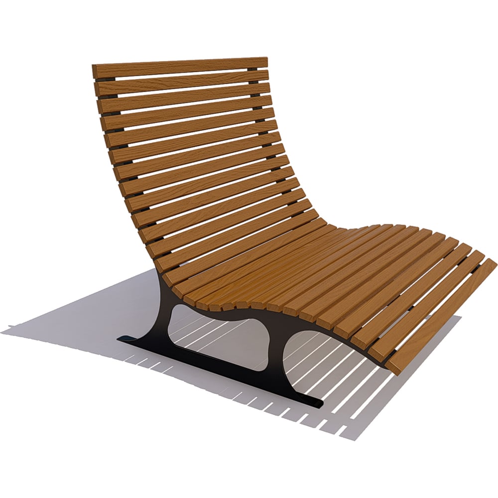 Шезлонг 7 скамеек Сочи лиственница, тик 13709/ШЗ_СОЧИ/Л_ТИК - выгодная ...