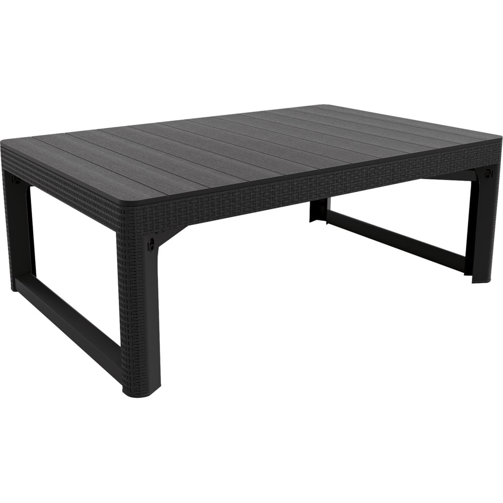 Стол Keter Lyon rattan table графит 232300 - выгодная цена, отзывы ...