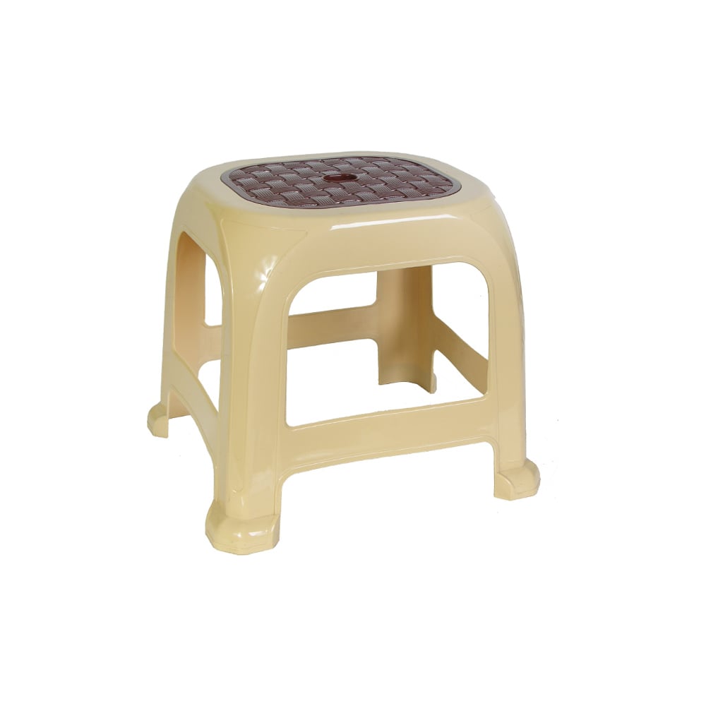 Табурет Росспласт Симпатия маленький, бежевый, высота 30 см 537763 ...