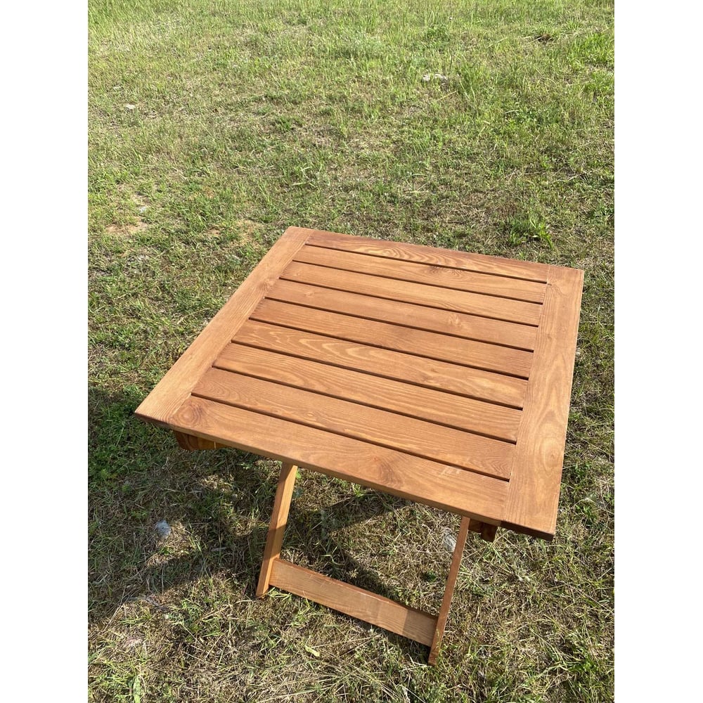 Квадратный раскладной стол Garden Story Дятел G-СH-001-OAK - выгодная ...