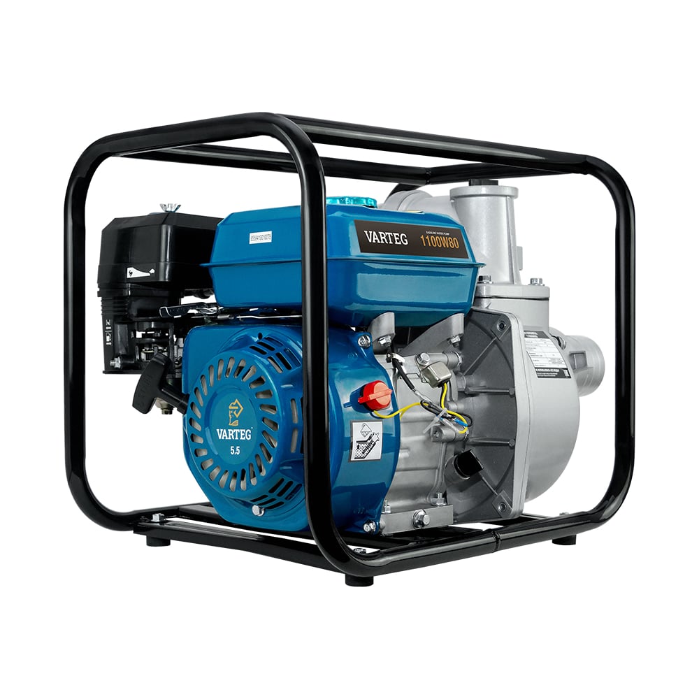 Бензиновая мотопомпа VARTEG 1100W80 6559 - выгодная цена, отзывы ...