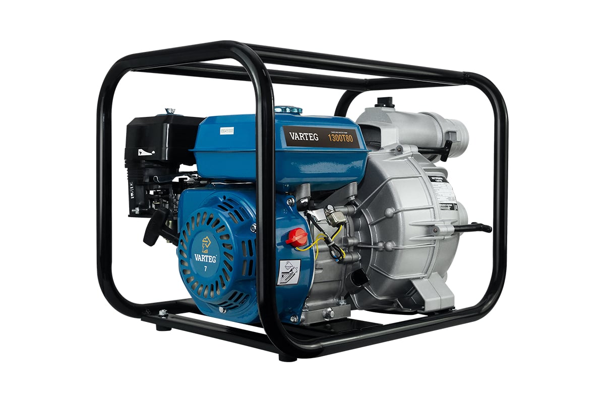 Бензиновая мотопомпа VARTEG 1300T80 6560 - выгодная цена, отзывы ...
