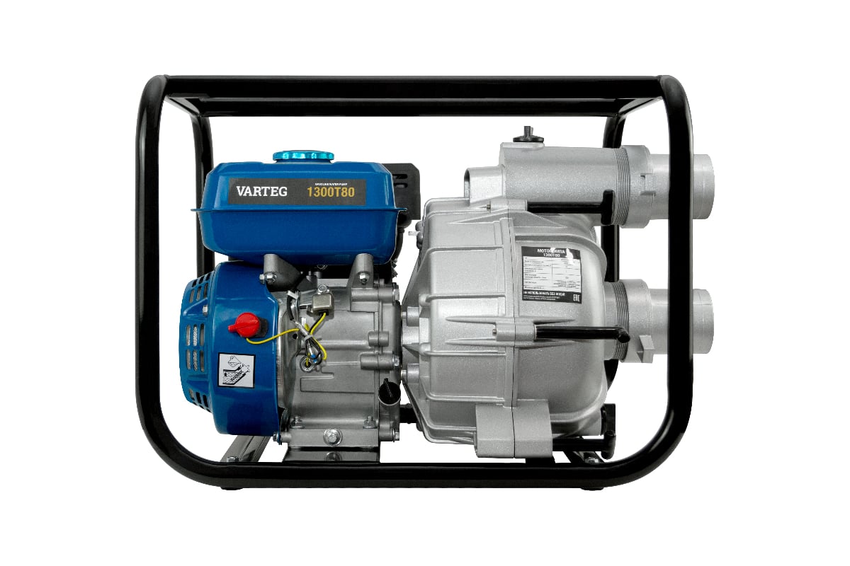 Бензиновая мотопомпа VARTEG 1300T80 6560 - выгодная цена, отзывы ...
