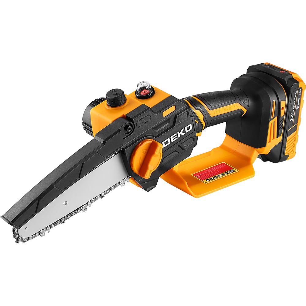 Пила цепная аккумуляторная DEKO DKCHS 20-6, 20 В, 1x3.0 Ач 063-4307-1 ...