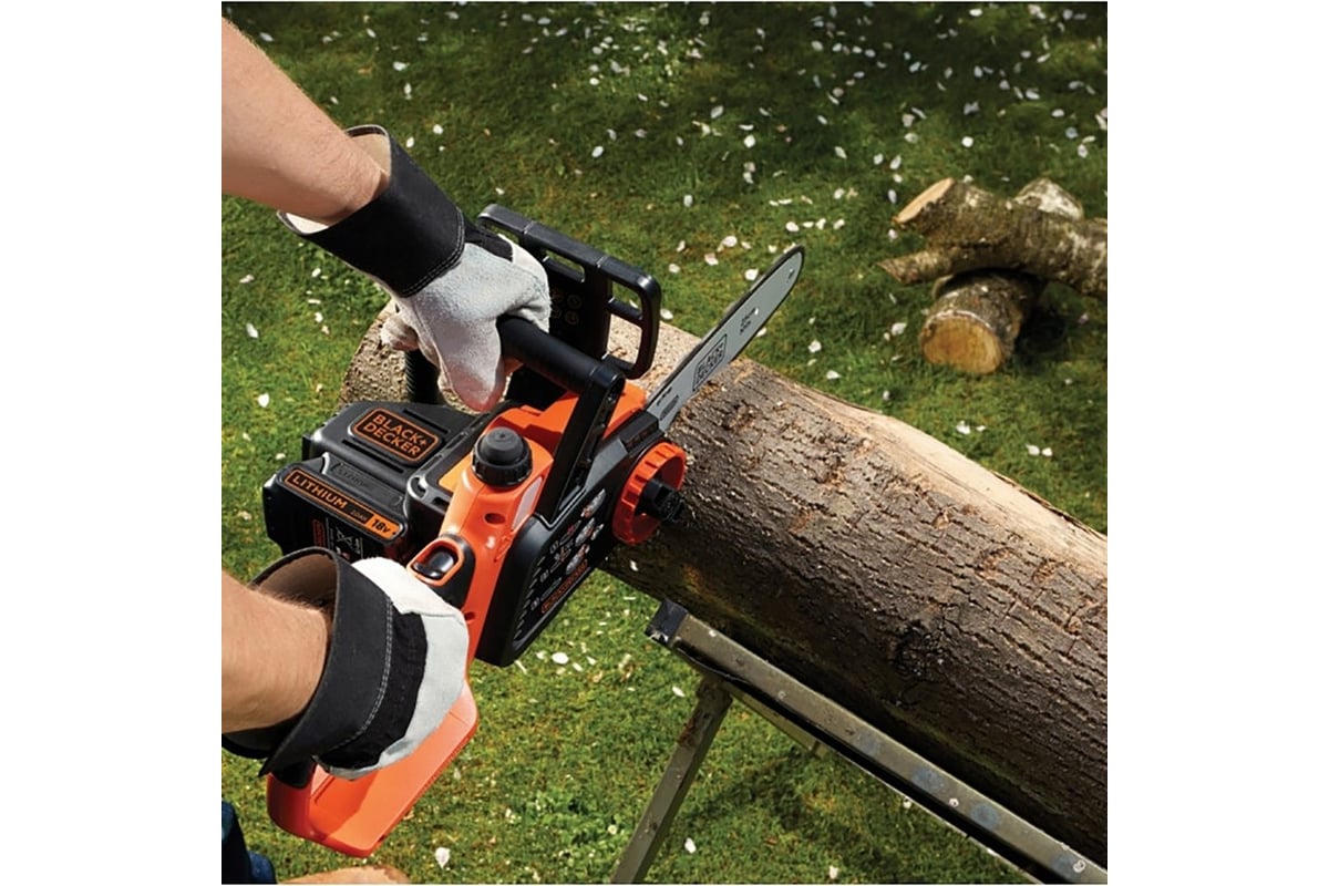 Цепная аккумуляторная пила Black+Decker 18 В GKC1825LB-XJ - выгодная ...