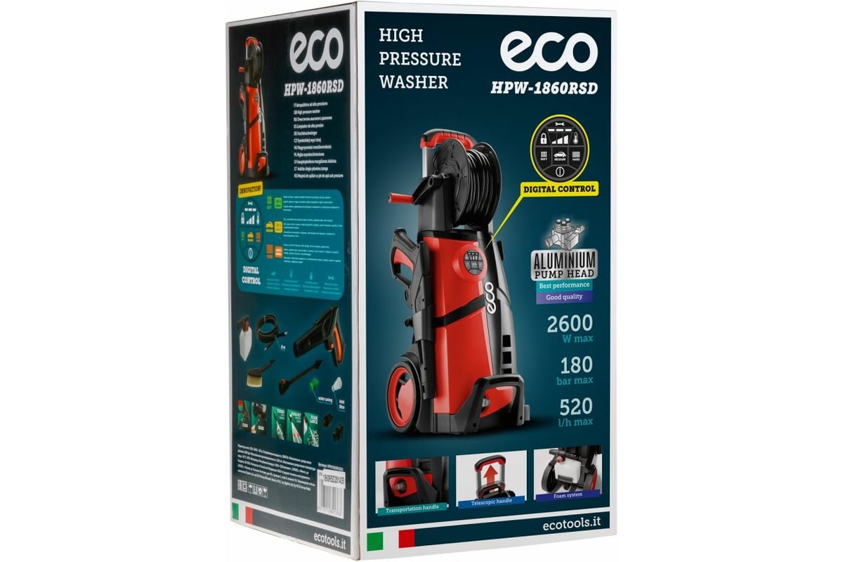 Мойка высокого давления ECO HPW1860RSD01 - выгодная цена, отзывы ...