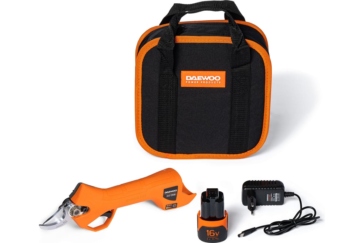 Аккумуляторный секатор DAEWOO DAGP 2516Li SET - выгодная цена, отзывы ...