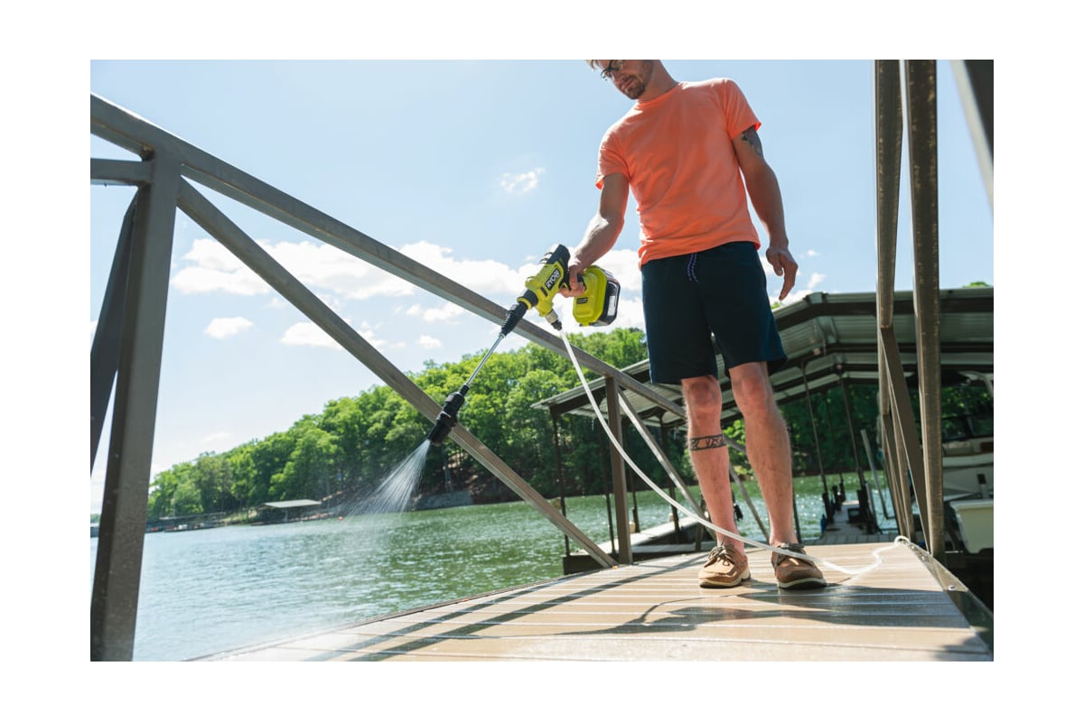 Бесщеточный моечный пистолет Ryobi ONE+ 18В RY18PWX41A-125 5133005545 ...