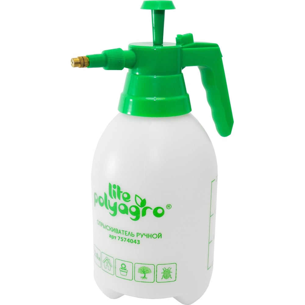 Пневматический ручной опрыскиватель POLYAGRO Lite 2 л 7574043 - выгодная цена, отзывы ...