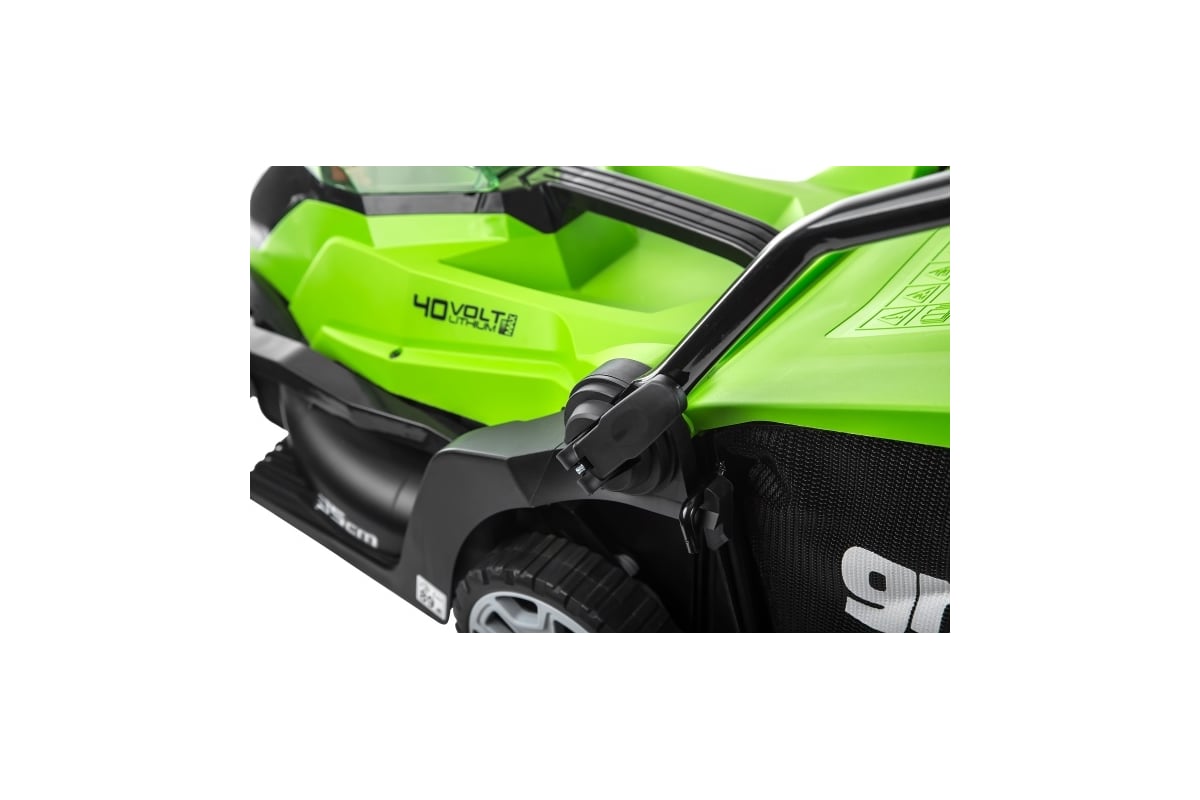 Аккумуляторная газонокосилка Greenworks G40LM35 - выгодная цена, отзывы ...