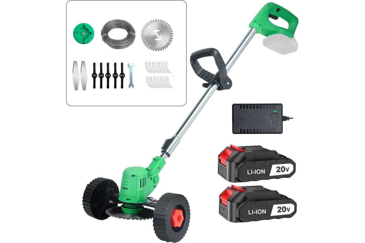 Аккумуляторный триммер-газонокосилка Zitrek GreenCut 20 Pro 20 В, Li ...