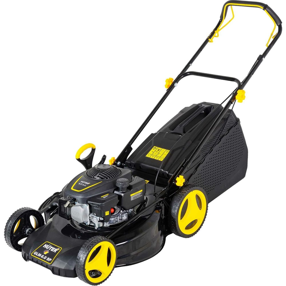 Бензиновая газонокосилка Huter GLM-6.0 SP 70/3/8 - выгодная цена, отзывы, характеристики, 4 ...