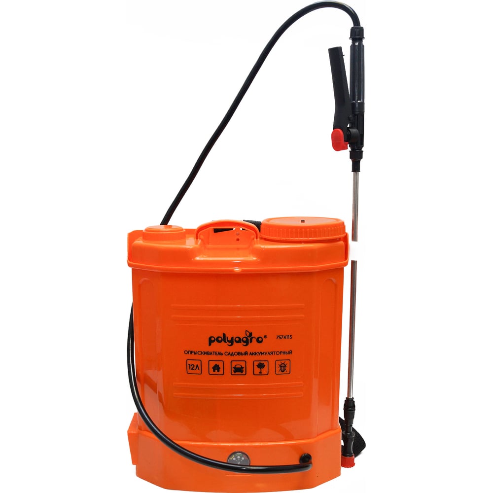 Садовый аккумуляторный опрыскиватель POLYAGRO 12 л 7574115 - выгодная цена, отзывы ...