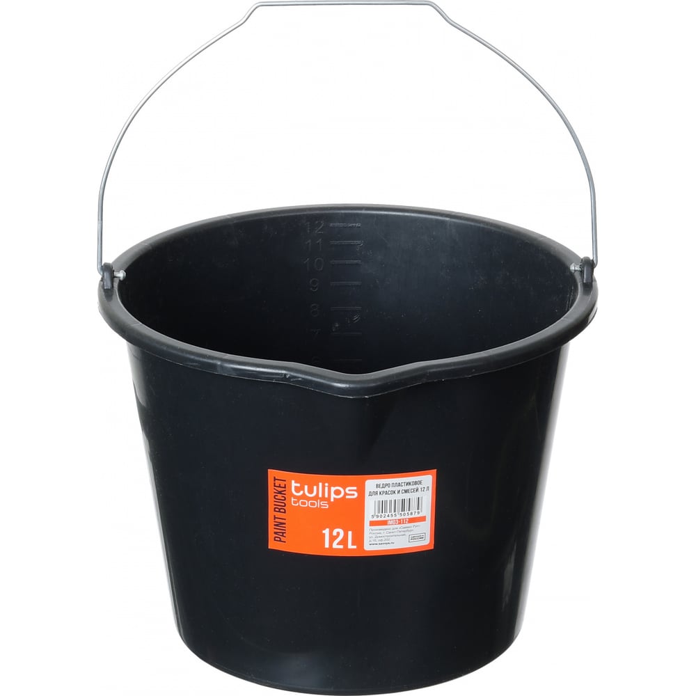 Ведро строительное Tulips tools 12 л IM03-112 - выгодная цена, отзывы ...
