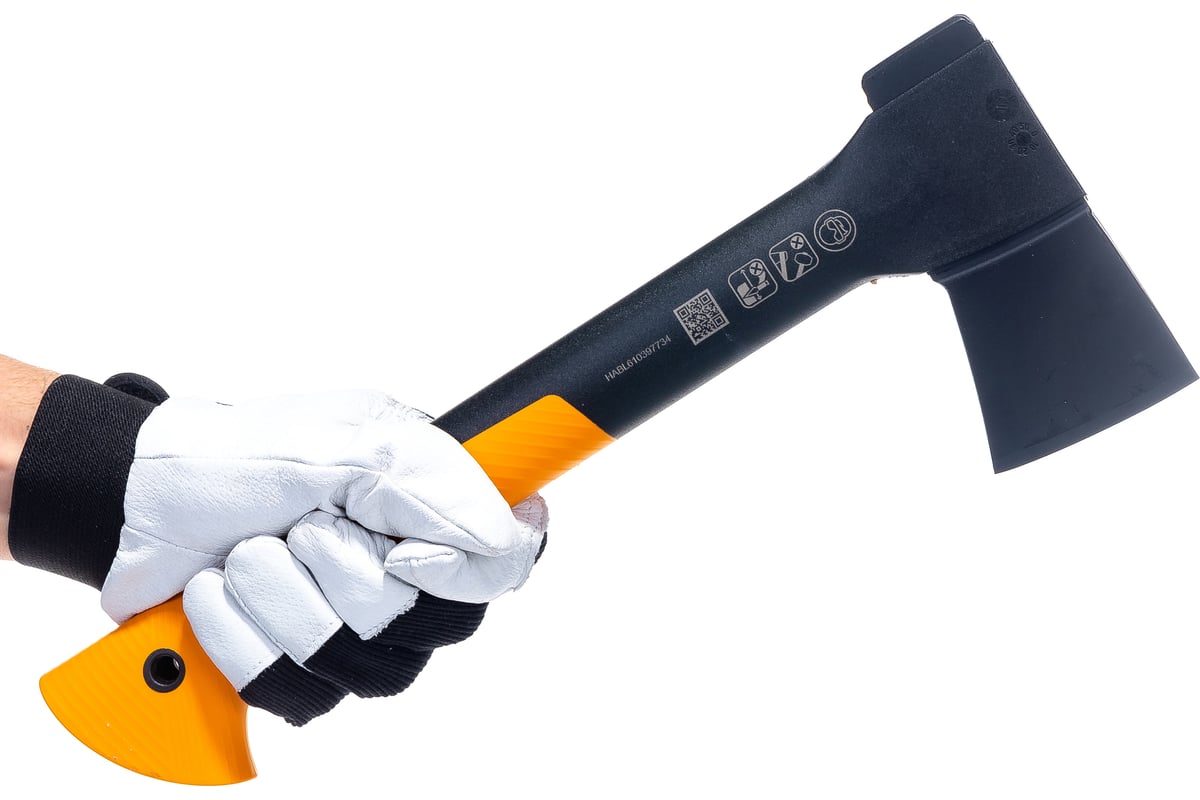 Набор Fiskars: универсальный топор Х7, нож К40, точилка для топоров и ...