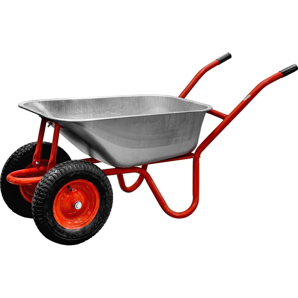Тачка строительная HDC HD-W402 (120л, 400кг, 2 пневмоколеса 4.00-8 ...