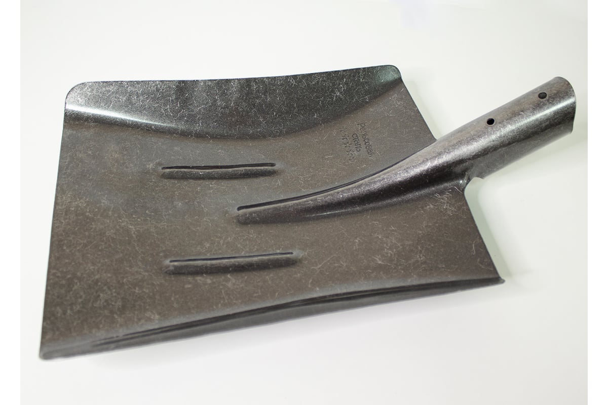 Лопата металлическая AV совковая, 700 г, из рельсовой стали (асфальтная ...