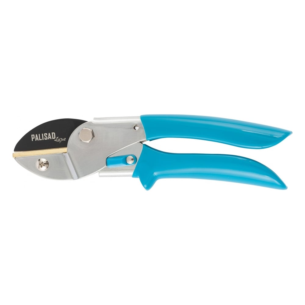 Усиленный секатор с наковальней PALISAD LUXE 205 мм, рукоятки в ПВХ ...