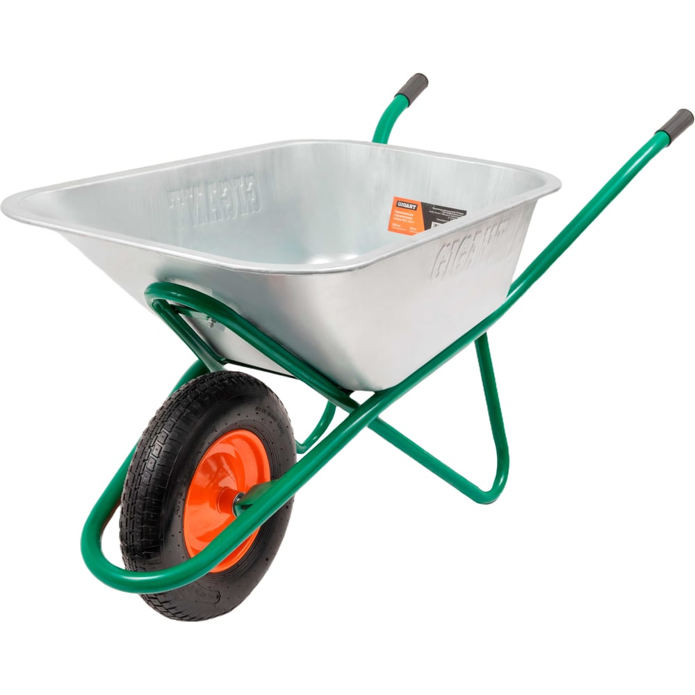 Строительная тачка Gigant 110 л, 200 кг, пневматические колеса WBC 200-1 - выгодная цена, отзывы ...