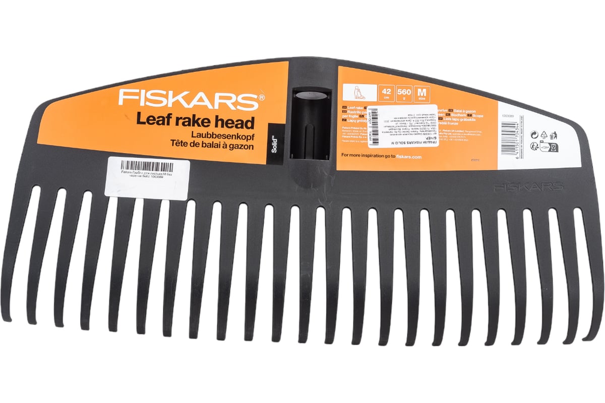 Грабли для листьев без черенка Fiskars M Solid 1063089 - выгодная цена, отзывы, характеристики ...