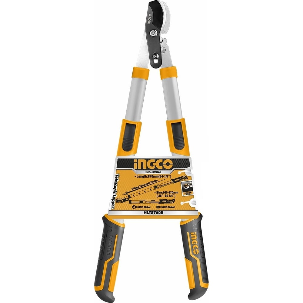 Сучкорез с телескопическими ручками INGCO INDUSTRIAL HLTS7608 ...