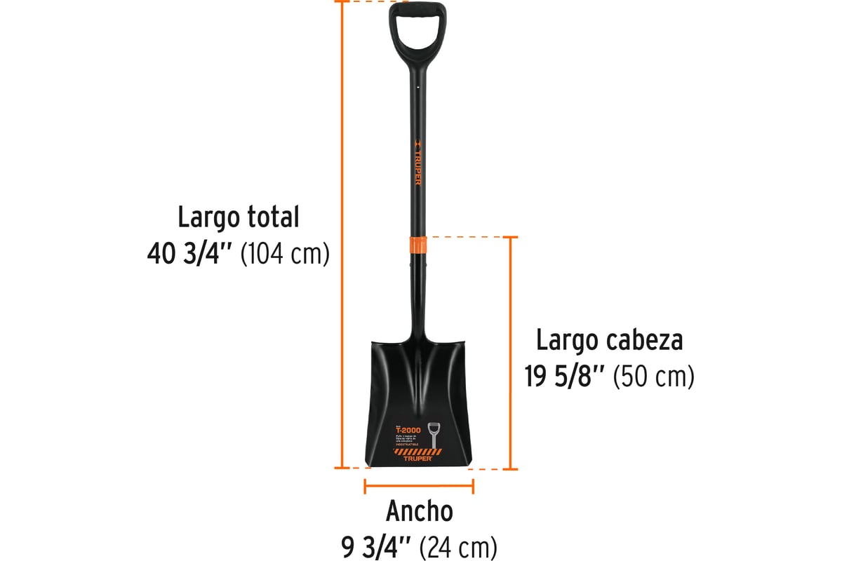 Совковая лопата Truper фиберглас PCY-PF 102457 - купить для сада и ...