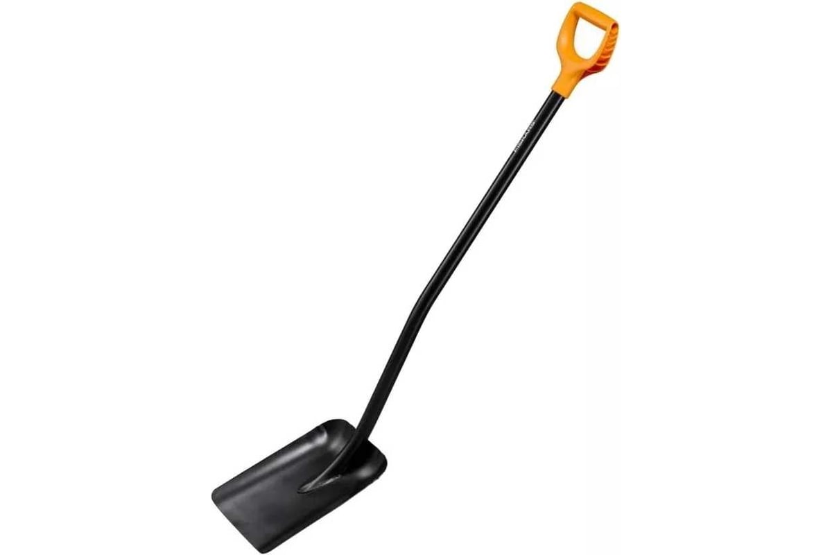 Лопата совковая Fiskars Solid 1066718 - купить для сада и строительных работ: цена, описание ...